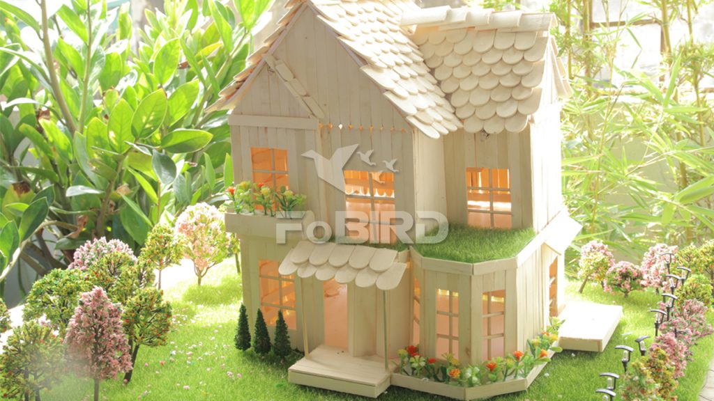 How to make a Popsicle Stick House or Ice cream Sitck House