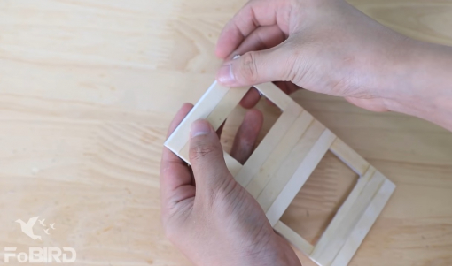 How to make a Popsicle Stick House with Free template