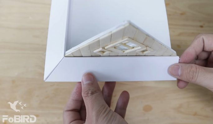 How to make a Popsicle Stick House with Free template