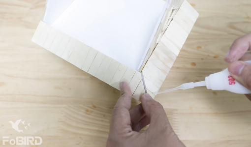 How to make a Popsicle Stick House with Free template