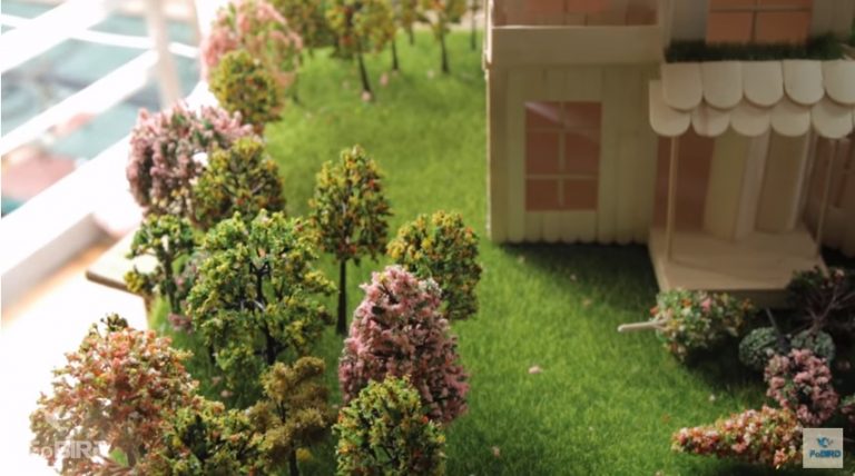 How to make a Popsicle Stick House with Free template