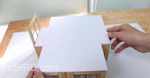 How to make a wooden stick house easily for beginners