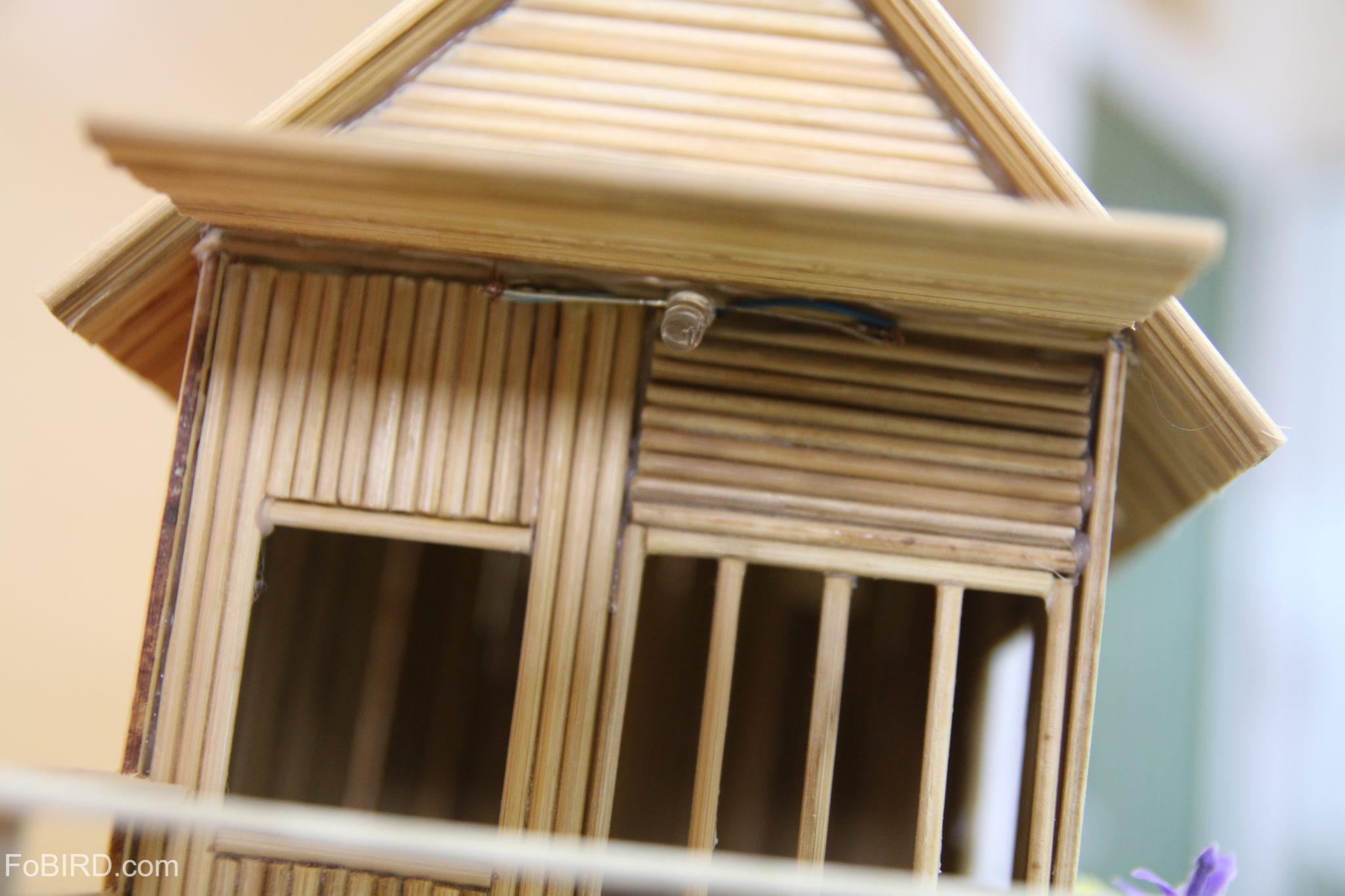 How to make a wooden stick house easily for beginners